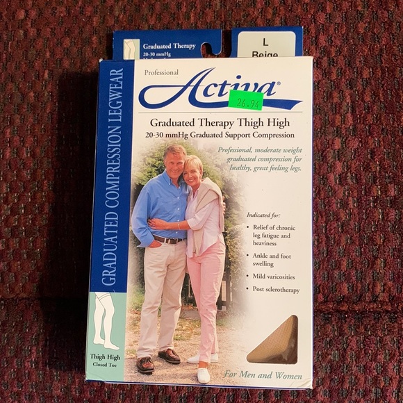 Activa | Other | Activate Graduated Therapy Thigh High Support ...